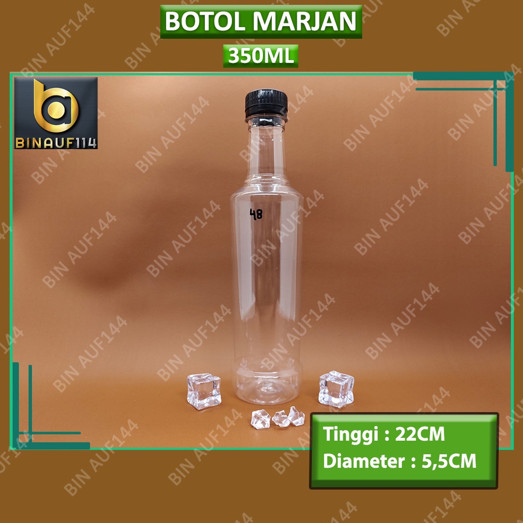 Jual Botol Marjan 350ML/ Botol Madu Plastik / Binauf114 (Grosir ...