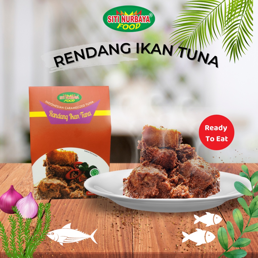 Jual Rendang Ikan Tuna Siti Nurbaya Food 250 gram | Shopee Indonesia
