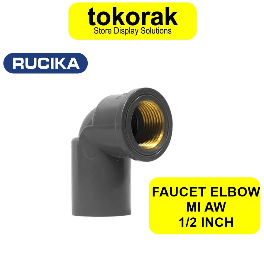 Jual KNIE FAUCHET ELBOW MI 1/2" RUCIKA KNEE DRAT DALAM AW 1/2 INCH ...