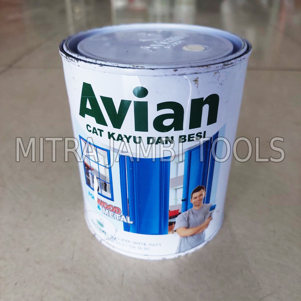 Jual CAT AVIAN PUTIH DOFF 1,2 KG SUPER WHITE MATT | Shopee Indonesia
