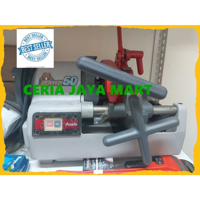 Jual Mesin Drat Pipa ASADA Japan Beaver 50 pipe threading Machine ...