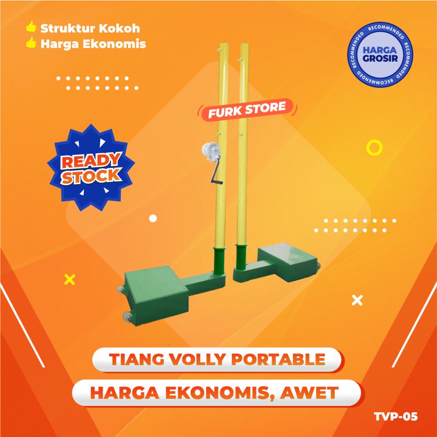 Jual Tiang Voli Portabel TVP-05, Tiang Voly Lapangan Outdoor Indoor ...