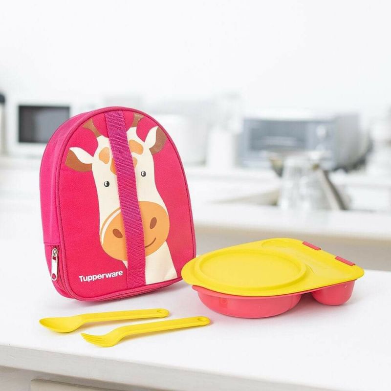 Jual Tempat Bekal Makan Lunch Box Kiddos Lunch Set Tupper...ware ...