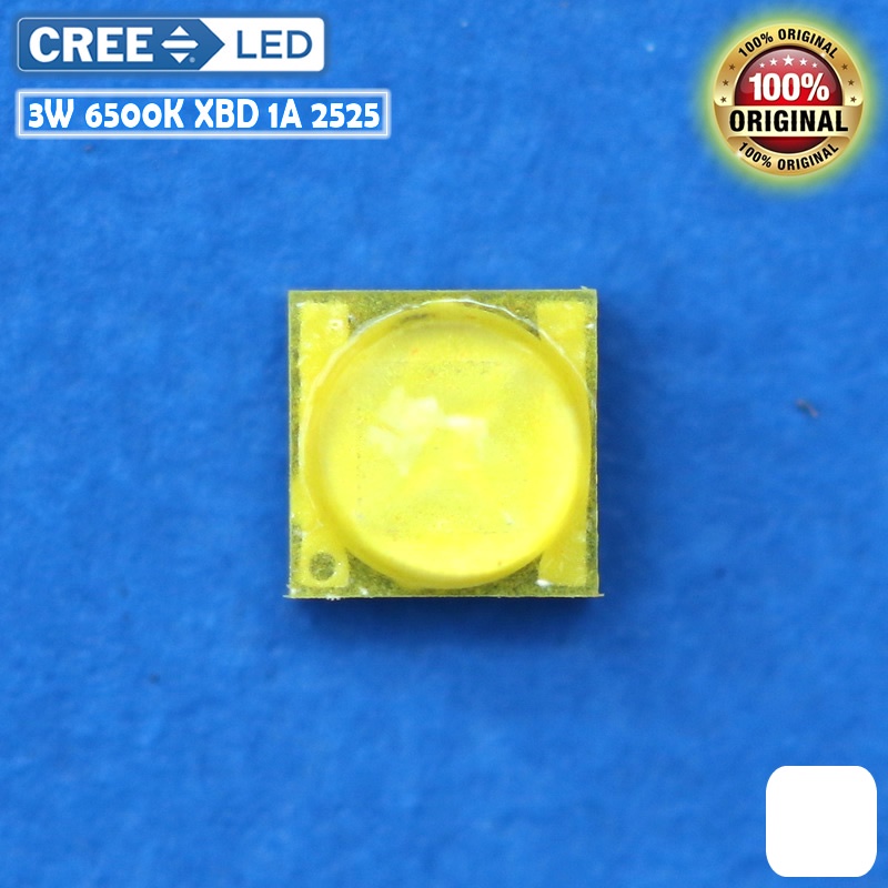 Jual CREE 3W Chip Putih 2525 6500K XB-D XBD Mata Led DRL Tembak Sorot 1A | Shopee Indonesia