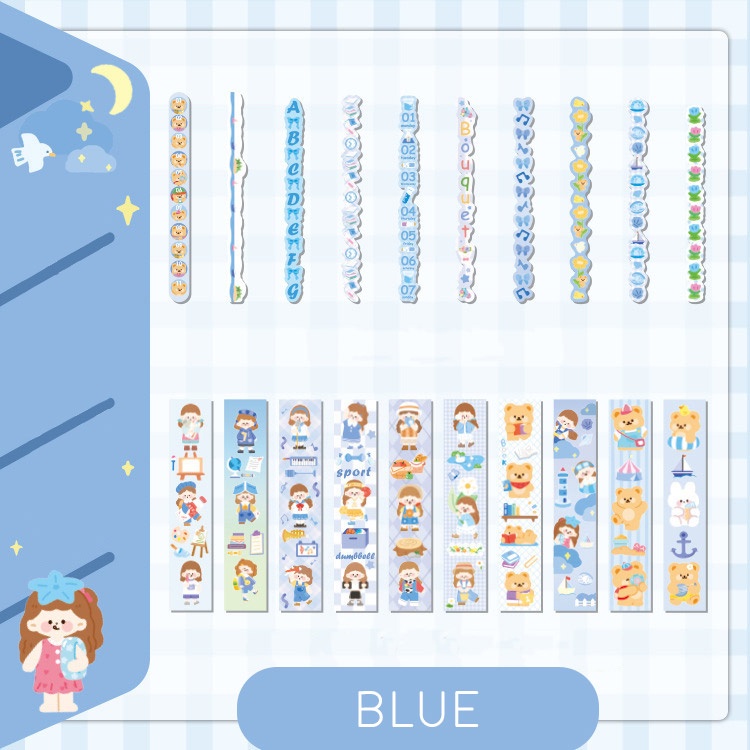 Jual Shiny Rainbow Party Diary Deco Stickers / Sticker Stiker Tempel ...