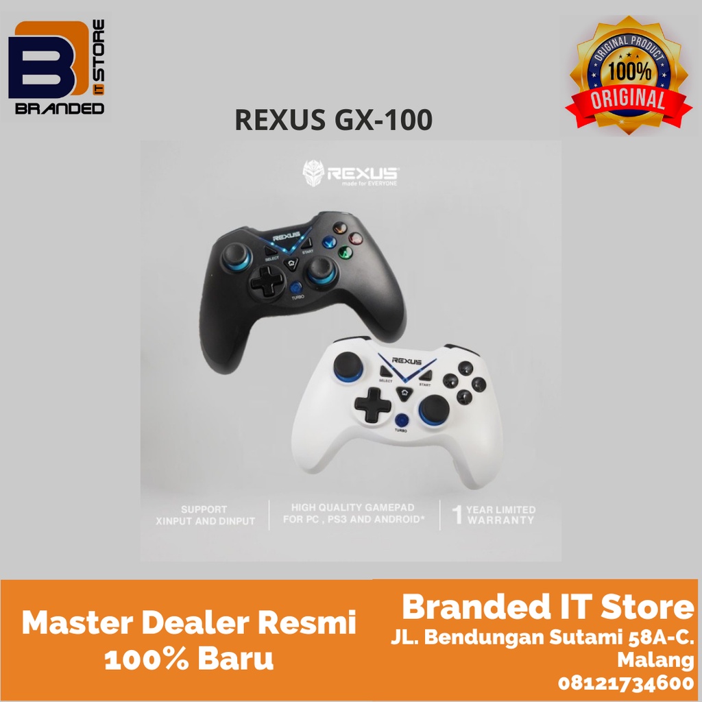 Jual Rexus Gladius GX100 Wireless Gaming Gamepad - Joystick /Stick ...