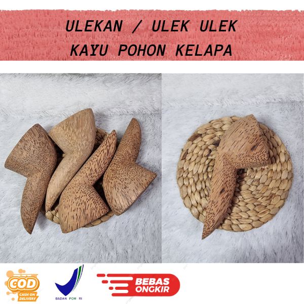 Jual COD / Ulekan Kayu Kelapa BESAR / Ulegan Kayu Kelapa BESAR / Ulek ...