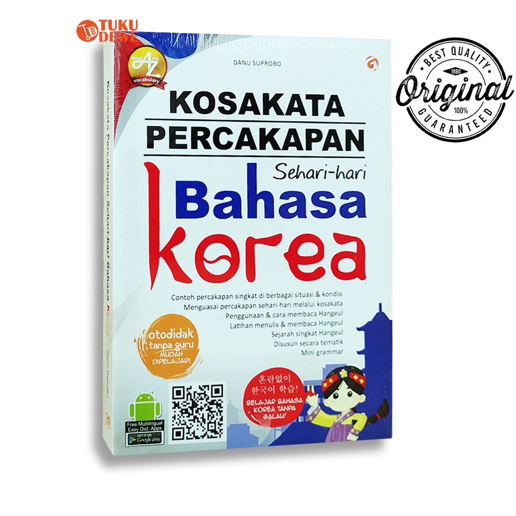 Jual Buku Belajar Bahasa Kosakata Percakapan Sehari-Hari Bahasa Korea | Shopee Indonesia
