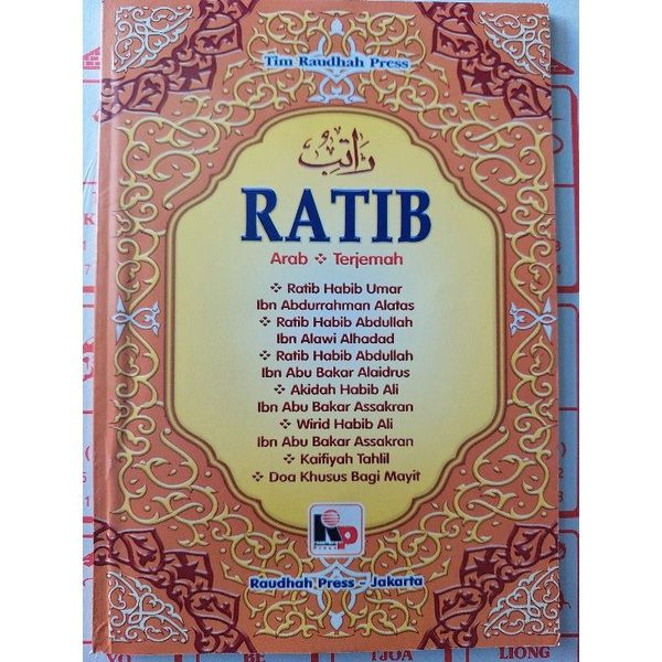 Jual Buku Kumpulan Ratib beserta Terjemah Ratib Athos Ratib Hadad ...