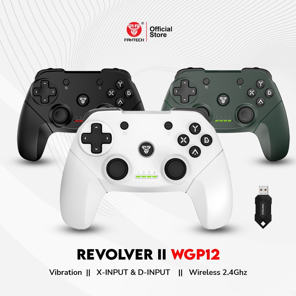 Jual Fantech REVOLVER II WGP12 Wireless Gaming Controller Gamepad ...