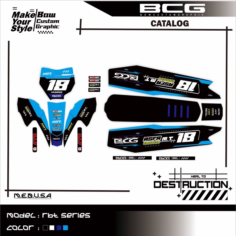 Jual decal BEBEK RBT VEGA NEW ( full Custom ) | Shopee Indonesia