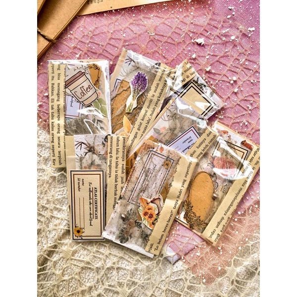 Jual journal kit mini journaling kit murah jurnal kit aesthetic deco ...