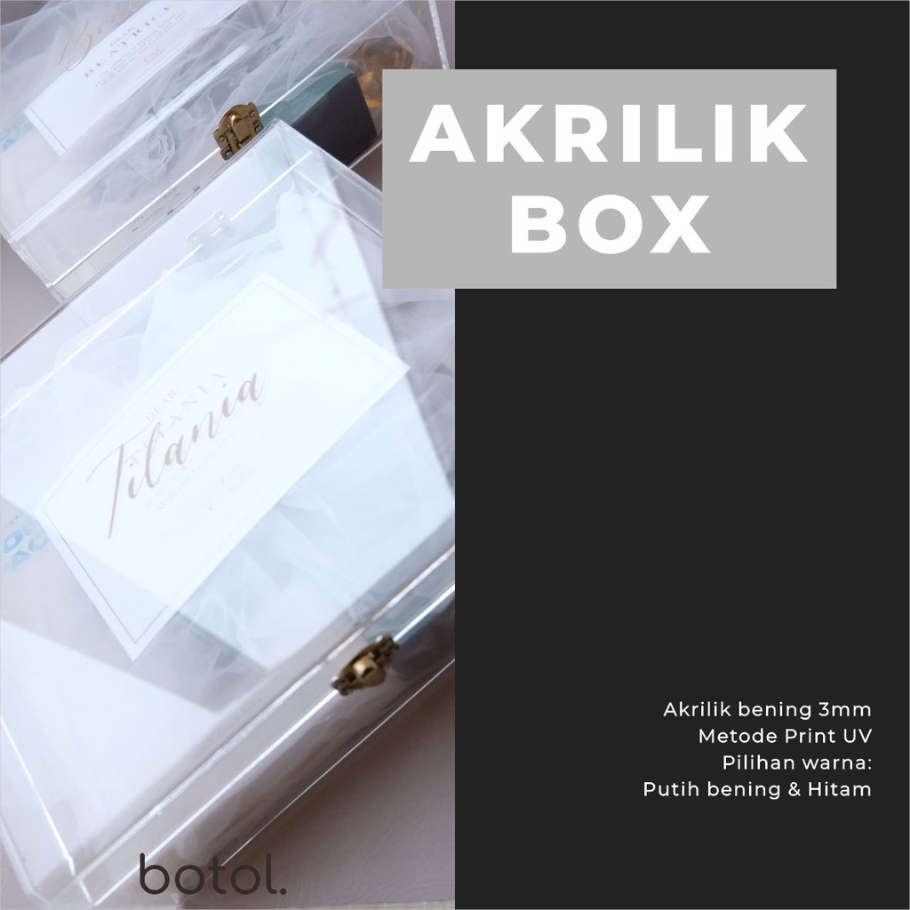 Jual AKRILIK BOX CUSTOM/Akrilik Box Souvenir/Akrilik Box Kotak Custom ...