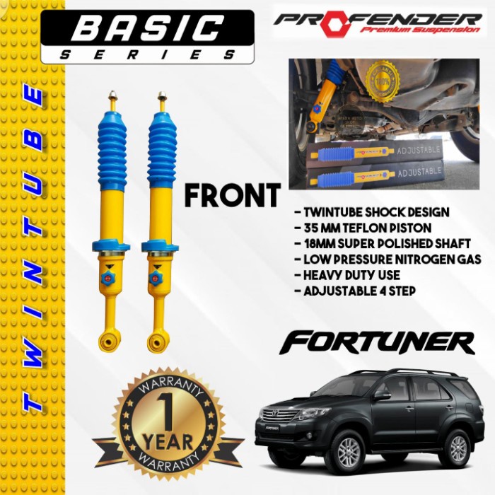 Jual Shock Breaker Fortuner Profender adjustable ( Depan tipe standard ) | Shopee Indonesia