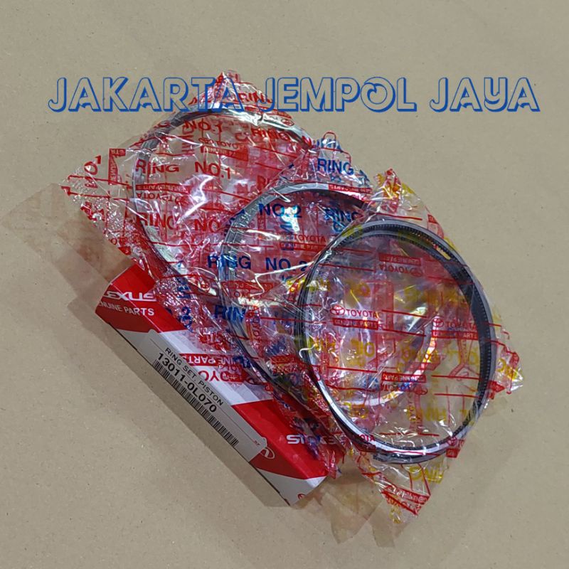 Jual RING PISTON SET TOYOTA HILUX DIESEL 2.5 / 2.500CC FORTUNER DIESEL ...