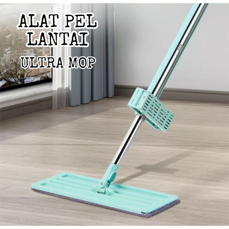 Jual Alat Pel Lantai / Pel Tarik Ultra Flat Mop Clean Magic / Pembersih ...