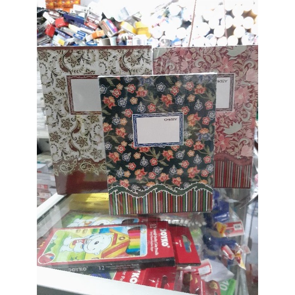 Jual BUKU TULIS OKEY BATIK UKURAN BOXY ISI 40 LEMBAR 1PAK (10PCS) BUKU ...