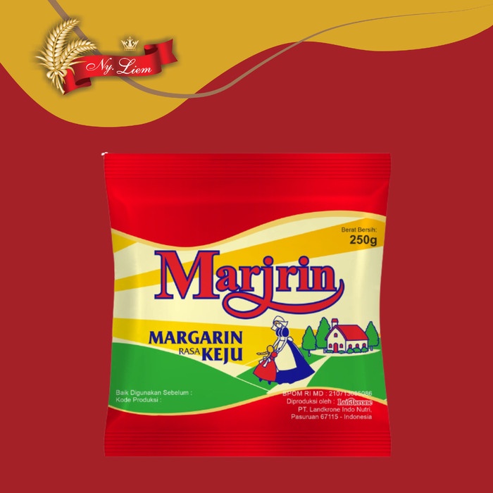 Jual MARJRIN Margarin Rasa Keju / Cheese Flavored Margarine 250gr ...