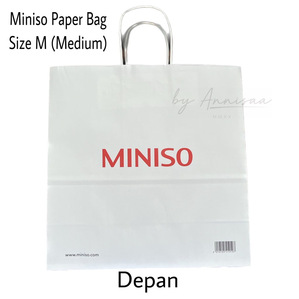 Jual MINISO PAPER BAG ORIGINAL | Shopee Indonesia