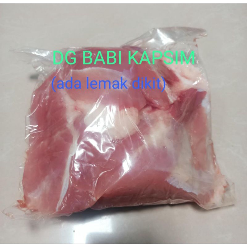 Jual Daging babi kapsim (ada lemak dikit) | Shopee Indonesia