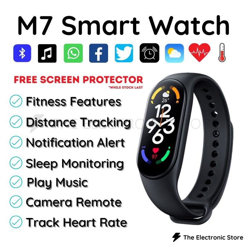 Jual (PROMO) Smartwatch M8 Jam Tangan Digital Smartband Smart Bracelet ...