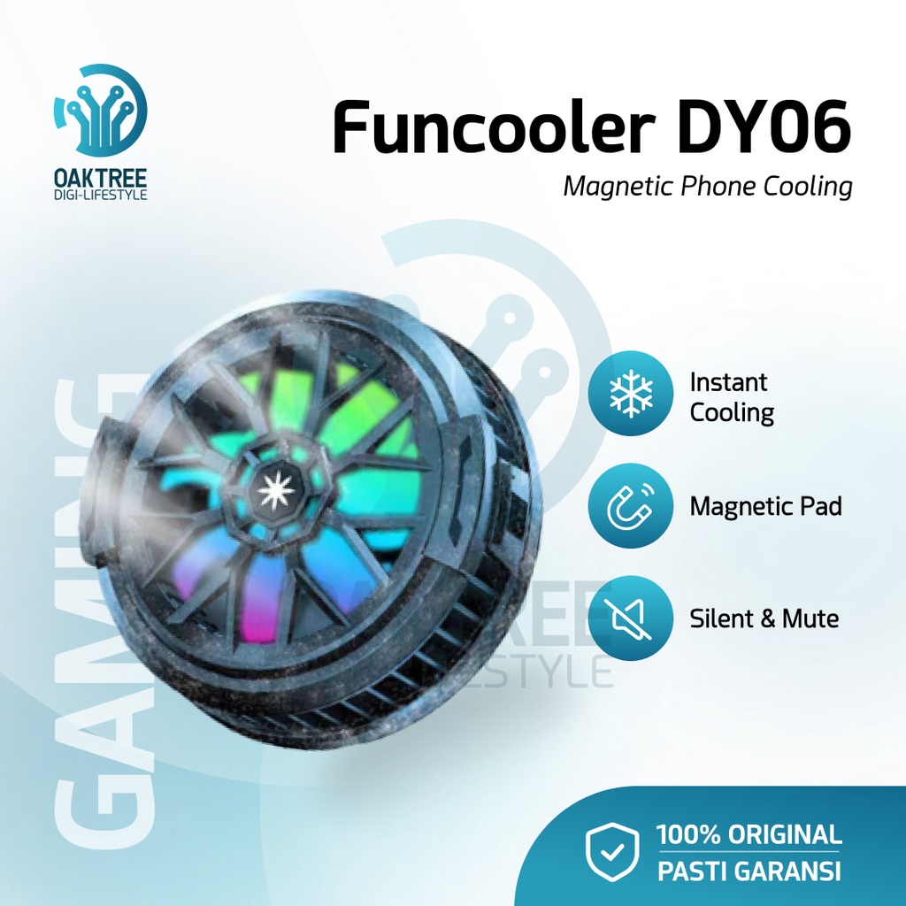 Jual Funcooler DY06 Radiator Pendingin HP Magnet Fan Cooler Cooling Fan HP | Shopee Indonesia