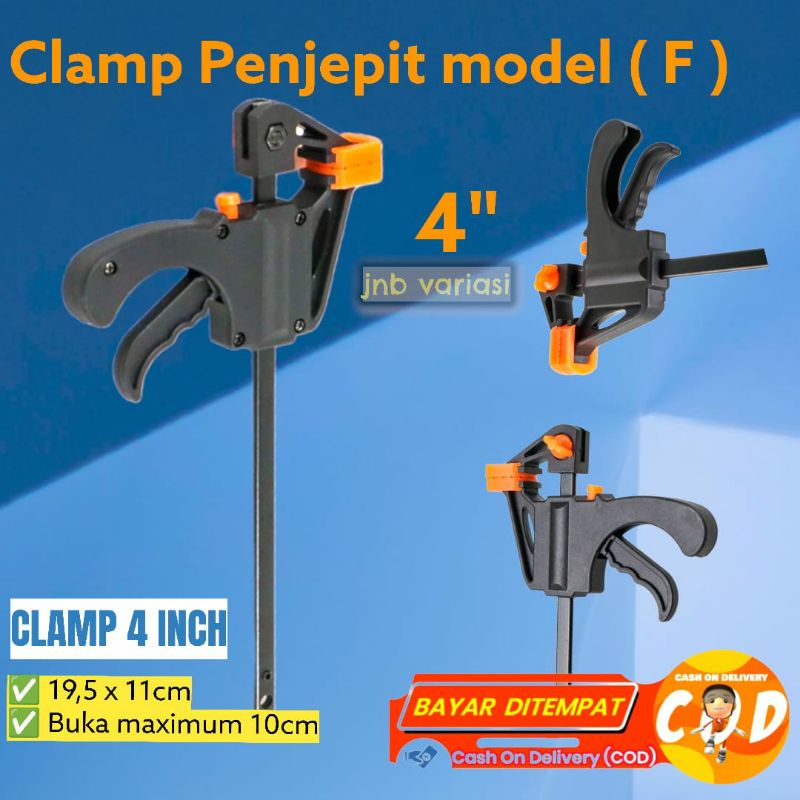Jual Catok Clamp kayu model F Klem Jepit Kayu F 4 inch | Shopee Indonesia