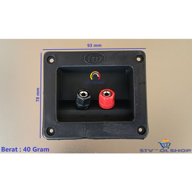 Jual Terminal Speaker Kotak 2 bindingpost | Shopee Indonesia