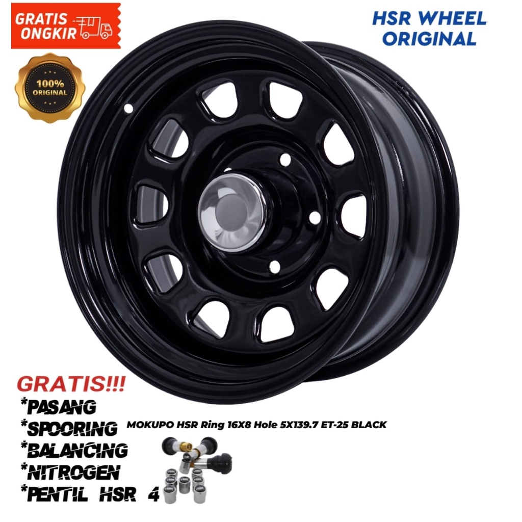 Jual Velg mobil feroza,taft,xl7,vitara,jimny,escudo HSR Mokupo h5 ...