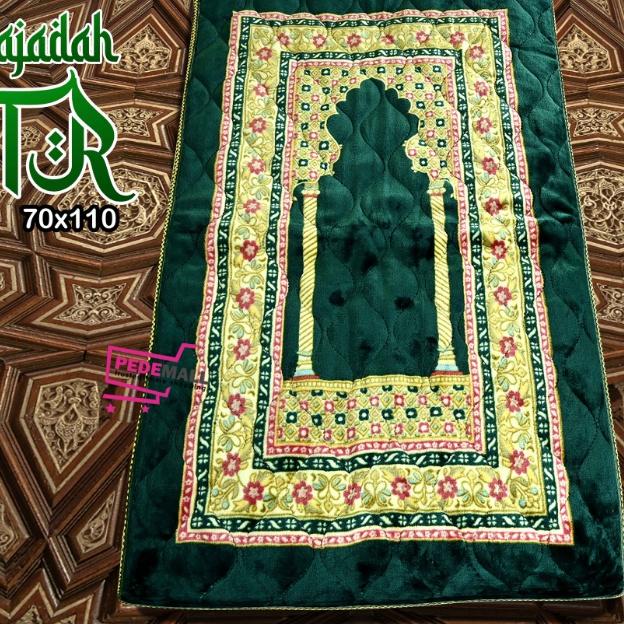 Jual LIA194 Sajadah Tebal Empuk AL-JEDDAH 70 x 110 Anti Slip / Sajadah ...