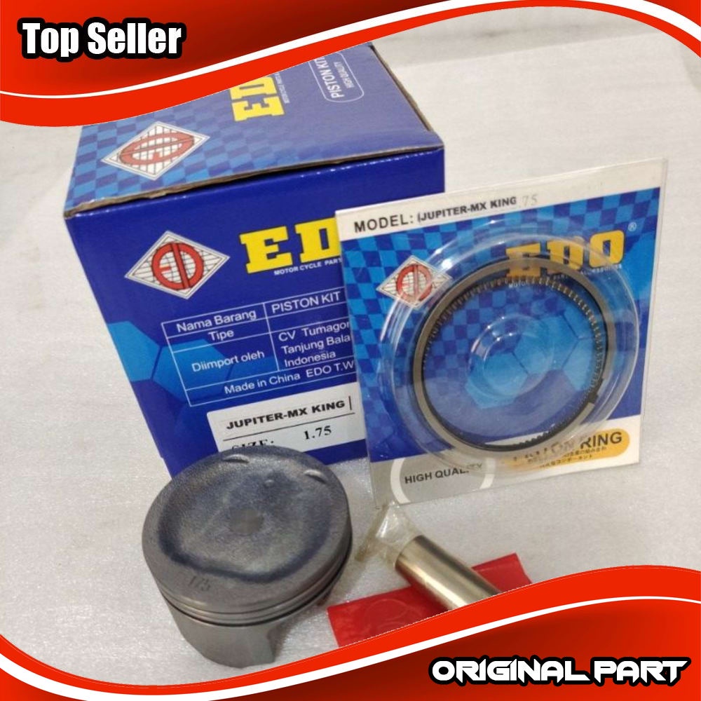 Jual Seker Seher Piston Set Komplit Circlip Piston Ring oversize OS 1.75 Yamaha Jupiter MX King ...