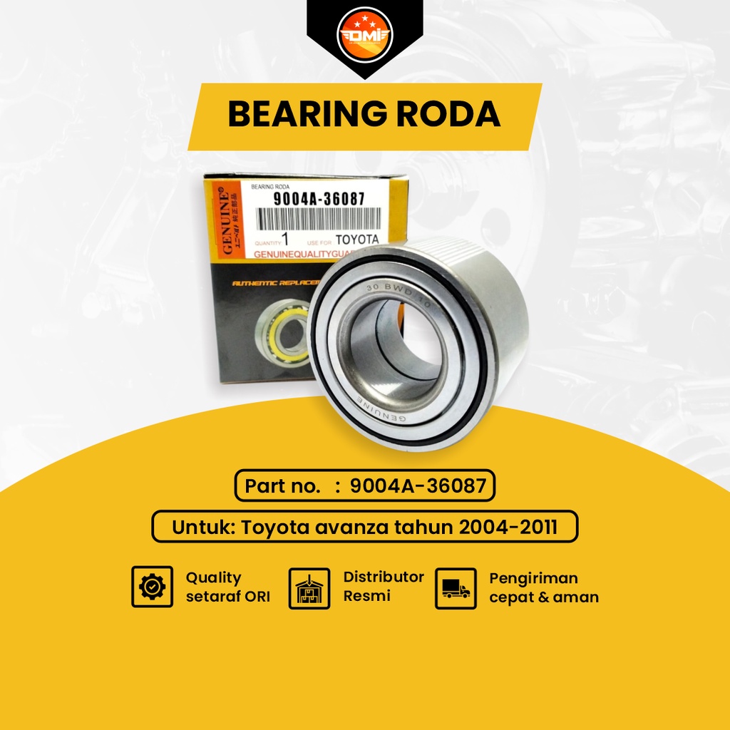 Jual Bearing Roda Laher Roda Depan Toyota Avanza - 9004A-36087 | Shopee ...