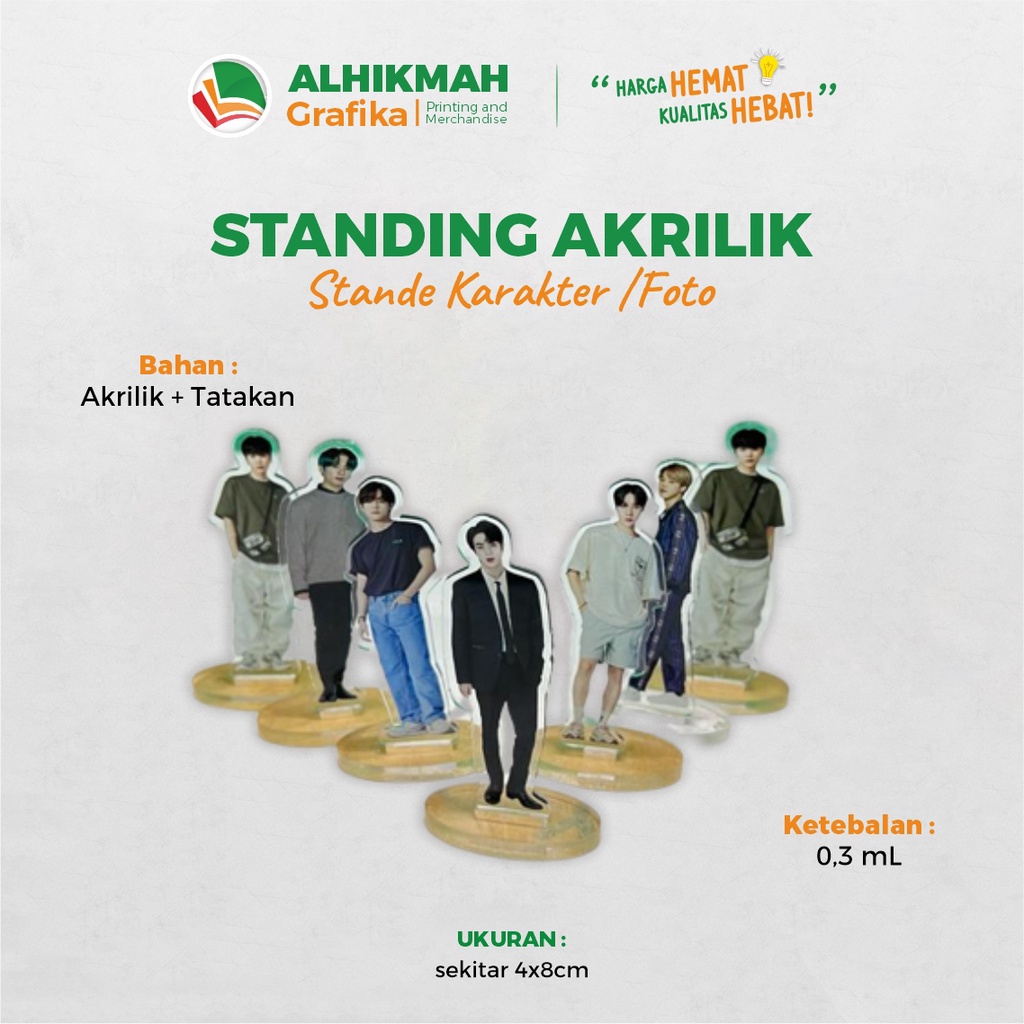 Jual Standing Akrilik Karakter, Stande K-pop, Anime, Hadiah Wisuda ...