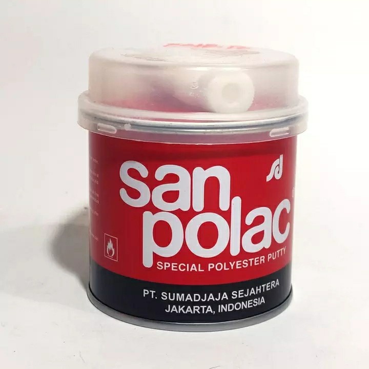 Jual SANPOLAC Dempul Plastik + Resin 250 gr Murah | Shopee Indonesia