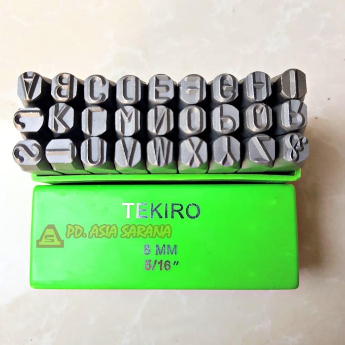 Jual Mato Mata Ketok Huruf Alphabet [1.5-12Mm] Set Tekiro / Letter ...