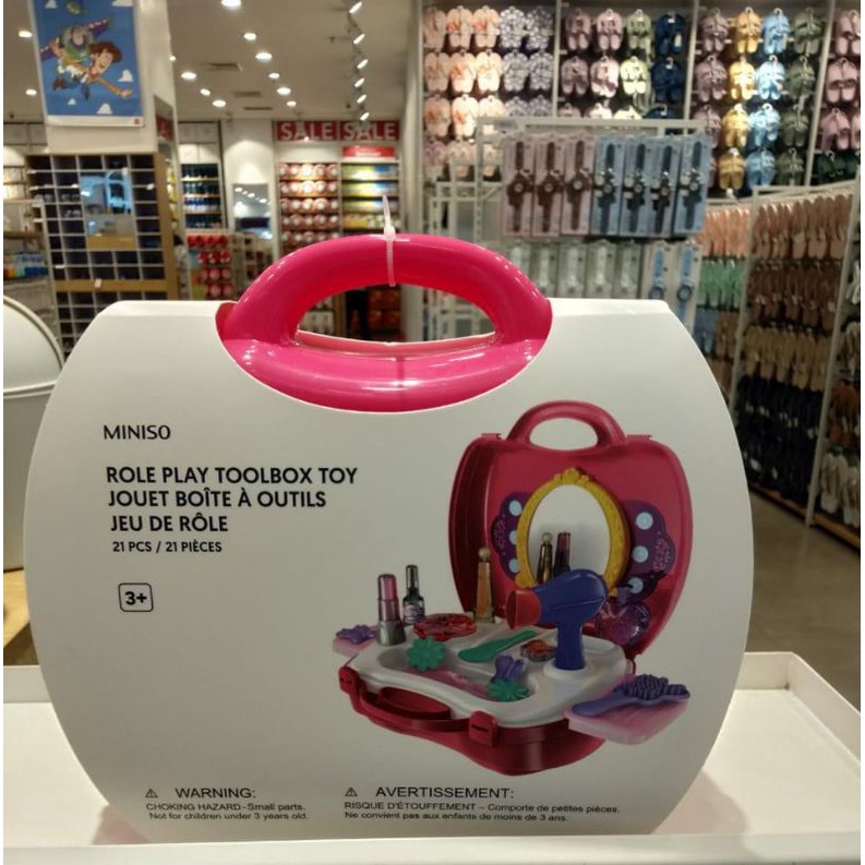 Jual Miniso Role Play Toolbox Toy Beauty Set | Shopee Indonesia