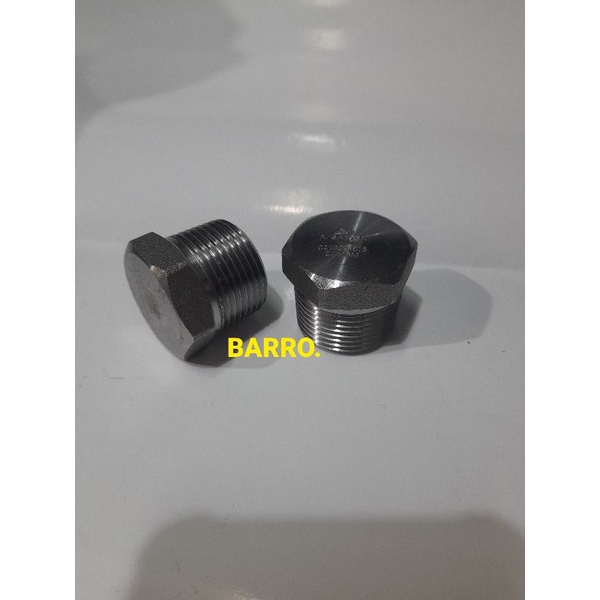 Jual Hex Plug Besi 1-1/4" Class 3000 Drat | Shopee Indonesia