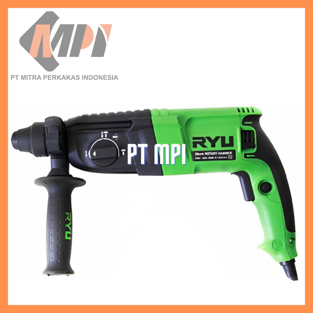 Jual Mesin Bor Getar Rotari RYU Rotary Hammer 26 mm RRH26 / RRH 26 | Shopee Indonesia