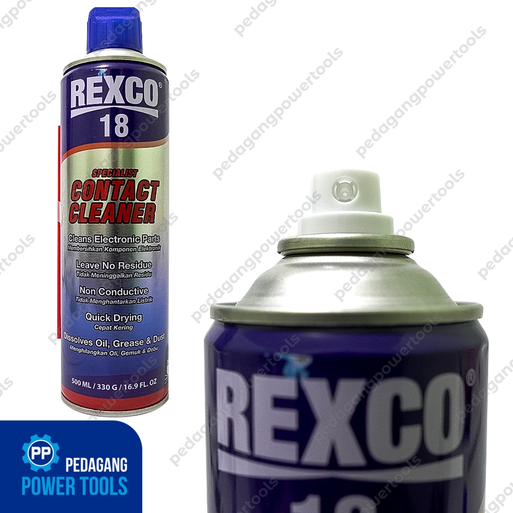 Jual REXCO 18 CONTACT CLEANER 500 ML PEMBERSIH KOMPONEN ELEKTRONIK ...