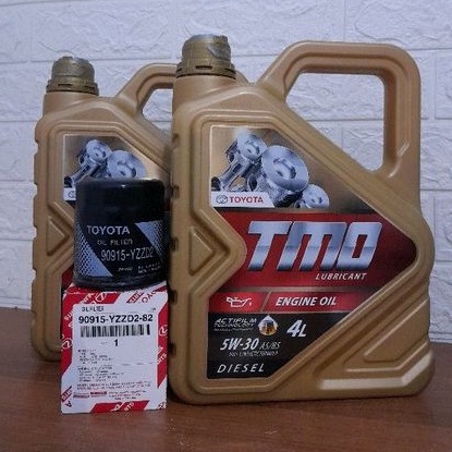 Jual Paket oli tmo gold diesel 5w 30 & filter oli innova/fortuner ...