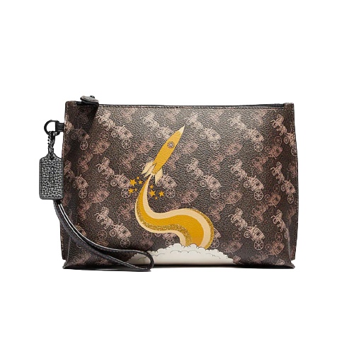 Jual Coach Charlie Pouch With Horse and Carriage Print and Rocket ...