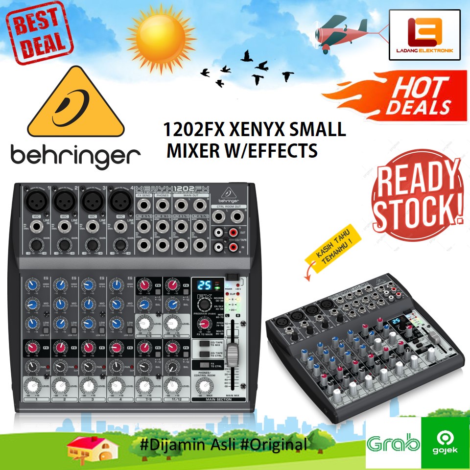 Jual Behringer 1202FX Xenyx Small Mixer w/ Effects | Shopee Indonesia
