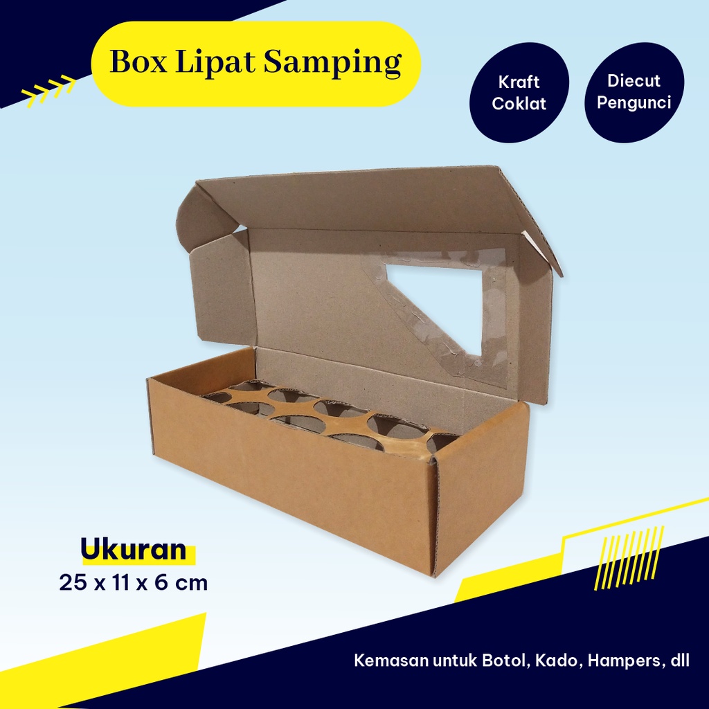 Jual Kardus/Box DC LS 25 x 11 x 6 cm - Boxtelur/Customukuran ...