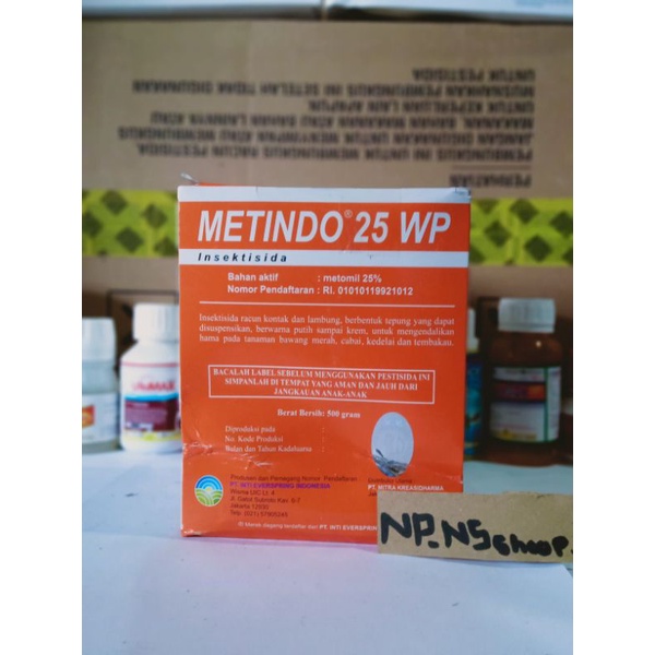Jual METINDO INSEKTISIDA 25WP 500GR (metomil 25%) | Shopee Indonesia