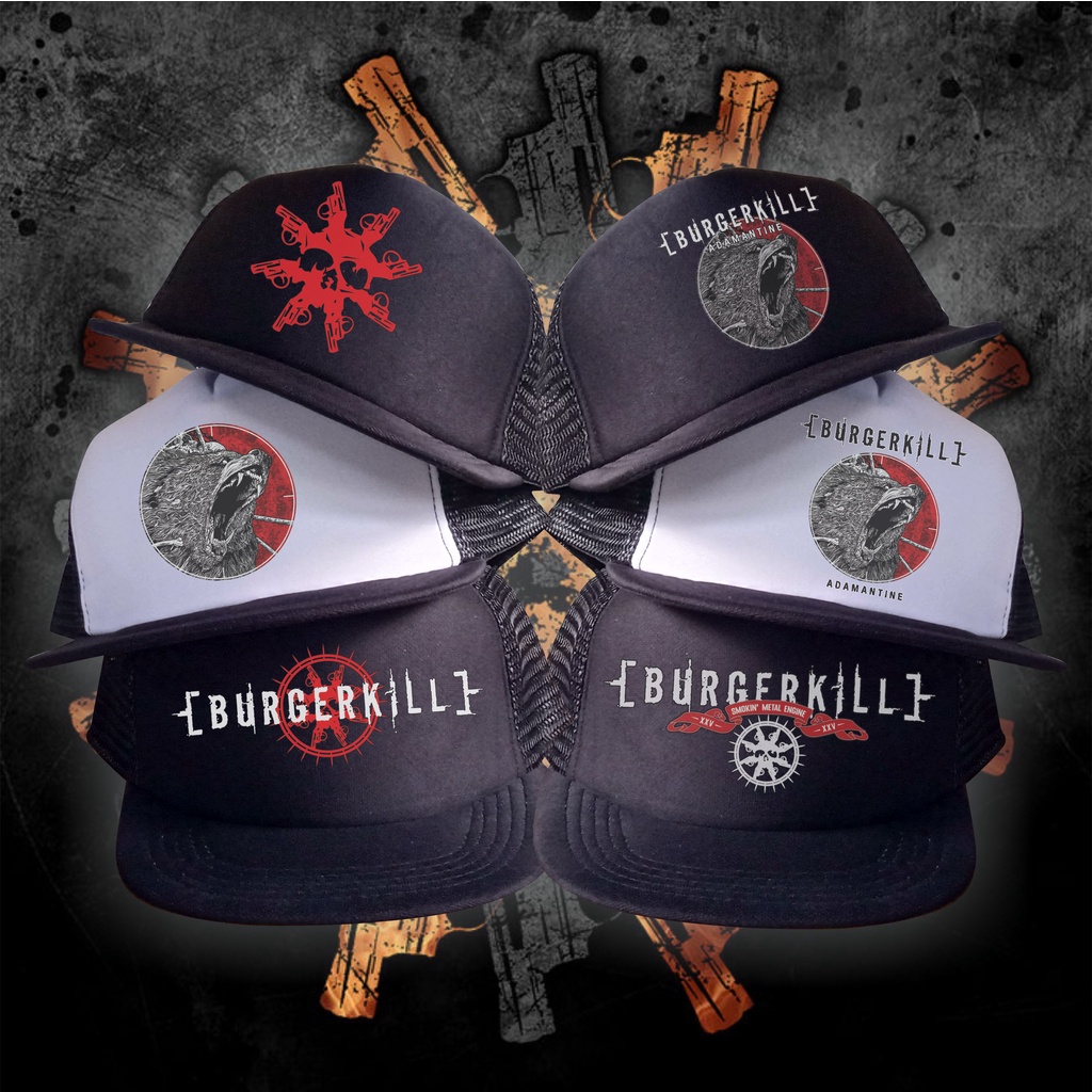 Jual TOPI JARING | TRUCKER HATS | BURGERKILL | ADAMANTINE | HEAVY METAL ...
