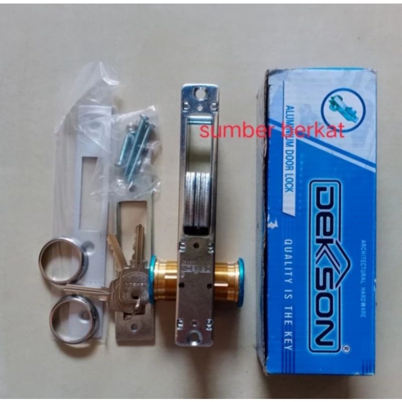 Jual kunci alumunium dekson kc 8128/ kunci pintu alumunium dekson kc 8128 | Shopee Indonesia