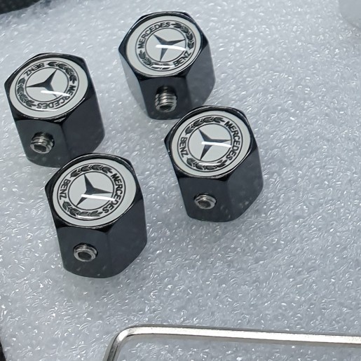 Jual Tutup Pentil Mobil Ban AMG mercedes Anti maling TYRE WHEEL 1SET ...
