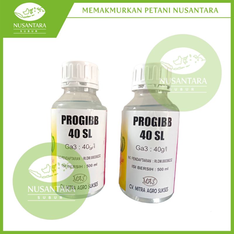 Jual ZPT PROGIBB 40 SL GA3 PEMACU PERTUMBUHAN TANAMAN BUNGA DAN BUAH ...