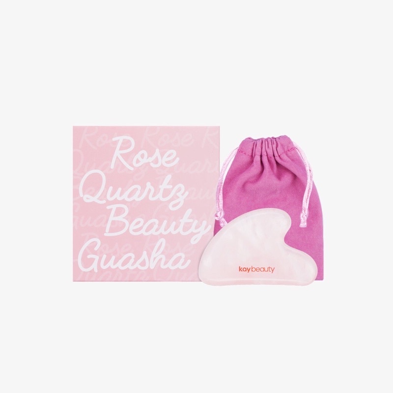 Jual LIMITED EDITION - KAY BEAUTY Rose Quartz Beauty Gua Sha / GUASHA ...