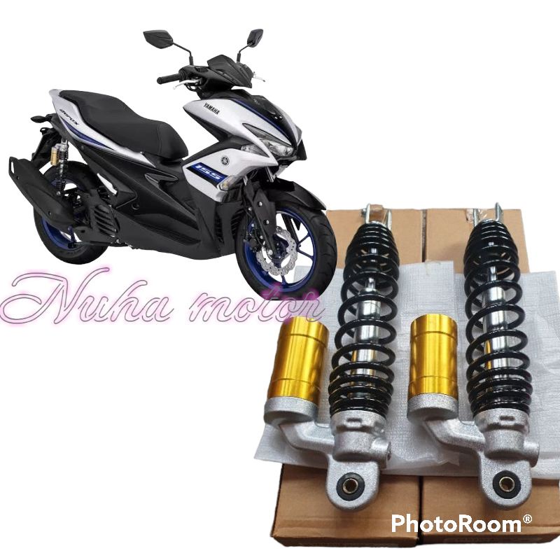 Jual Shock Belakang Shockbreker Tabung Yamaha Aerox 155 satu set | Shopee Indonesia